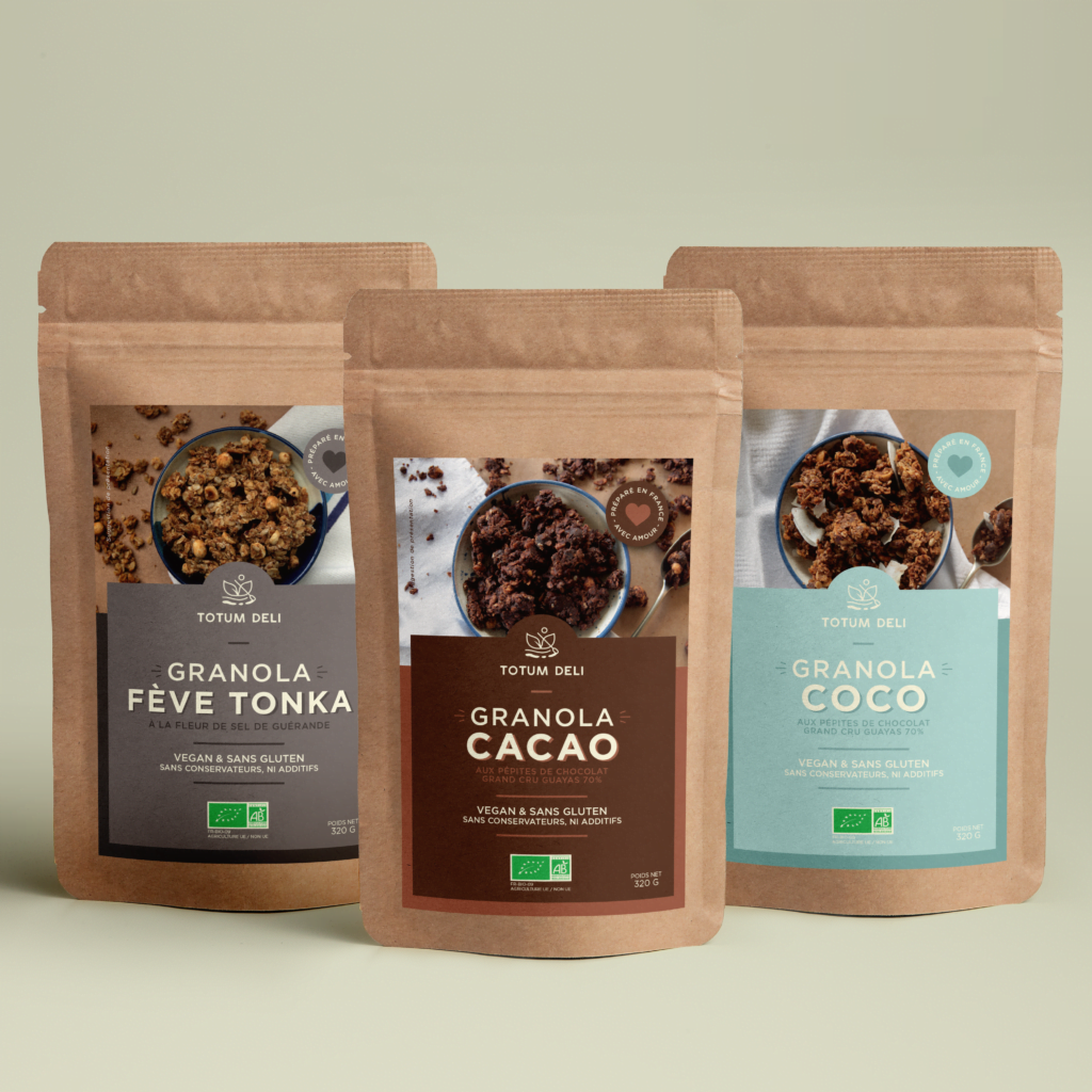 Pack granolas Totum - Granolas bio fait avec de bons ingrédients